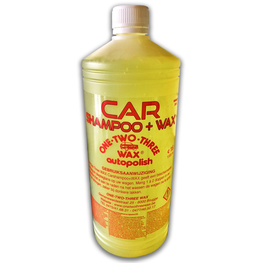 Car Shampoo & Wax – One Two Three Wax